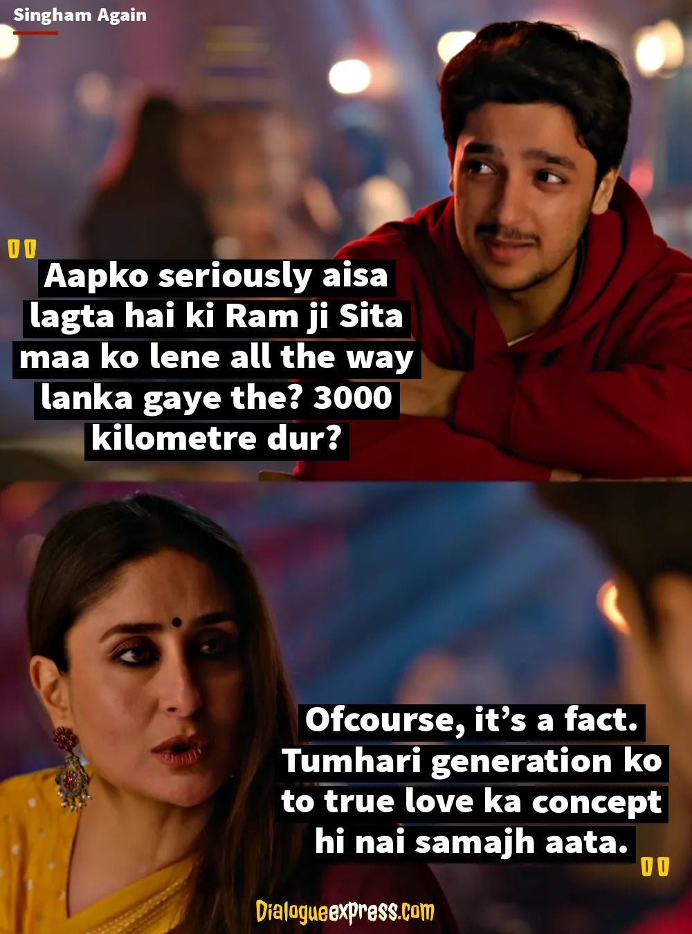 Singham Again Movie Dialogues: 18 Powerful Quotes - Dialogue Express