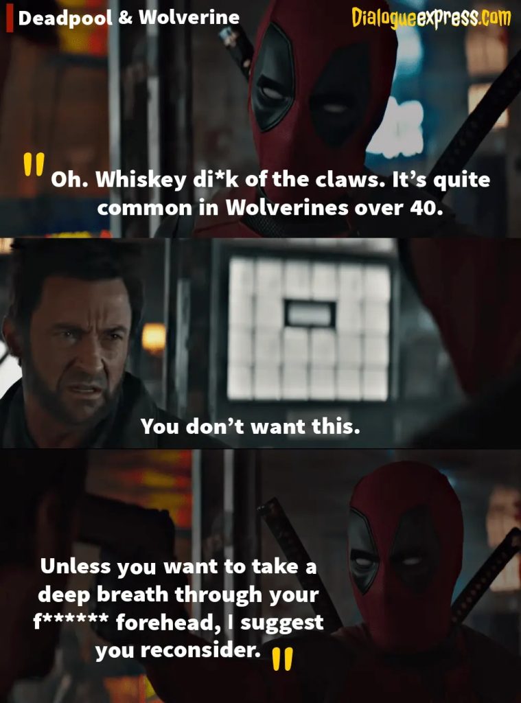 Deadpool & Wolverine: 26 Most Amazing Quotes and Dialogues - Dialogue ...