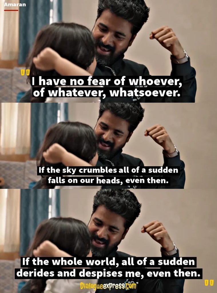 Amaran Movie Dialogues: 17 Best Quotes from this Movie - Dialogue Express