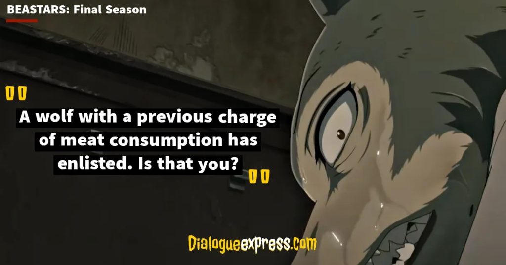 Beastars Quotes: 19 Best and Most Powerful Dialogues - Dialogue Express