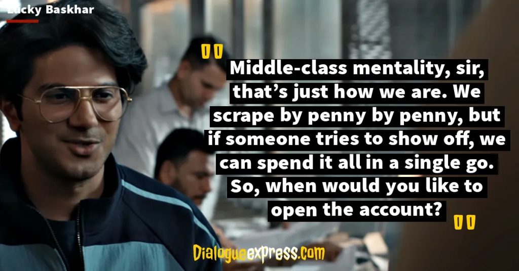 Lucky Baskhar Dialogues: 15 Best Quotes from Dulquer’s Film - Dialogue ...