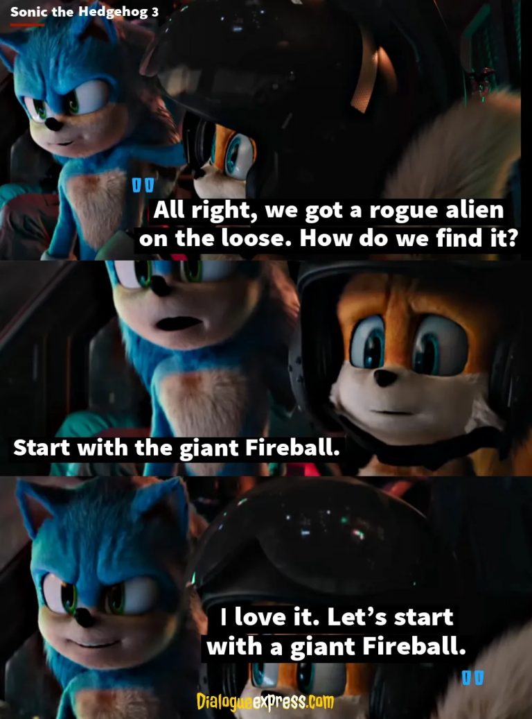 Sonic the Hedgehog 3 Movie Quotes: 25 Best Dialogues - Dialogue Express